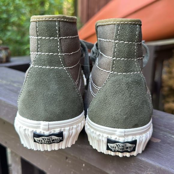 Vans | Shoes | Vans Sk8hi Gym Issue World Code Green Canvas Suede ...